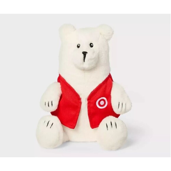 Target | Toys | Gigglescape 7 Polar Bear With Target Vest Soft Plush ...